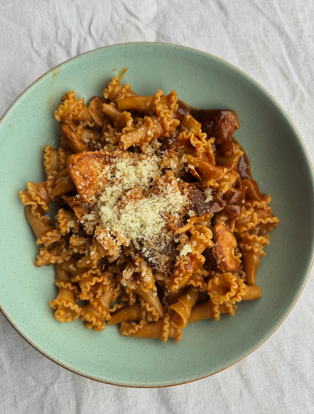 Pulled Oyster Mushroom Gigli Ragu – Northern Pasta Co.